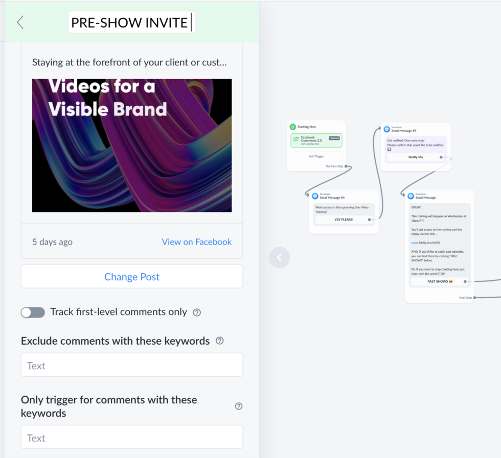How Messenger Bots and ManyChat Took My Facebook Live Video Reach Past ...